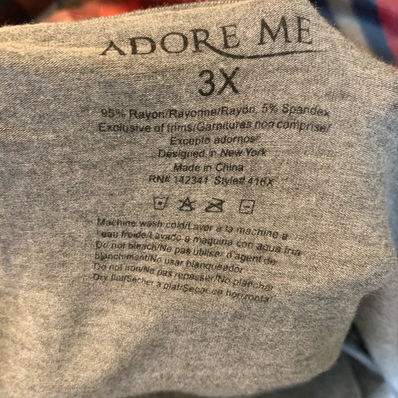 Adore Me | Intimates & Sleepwear | Adore Me Lyanna Openback Pajama Top ...